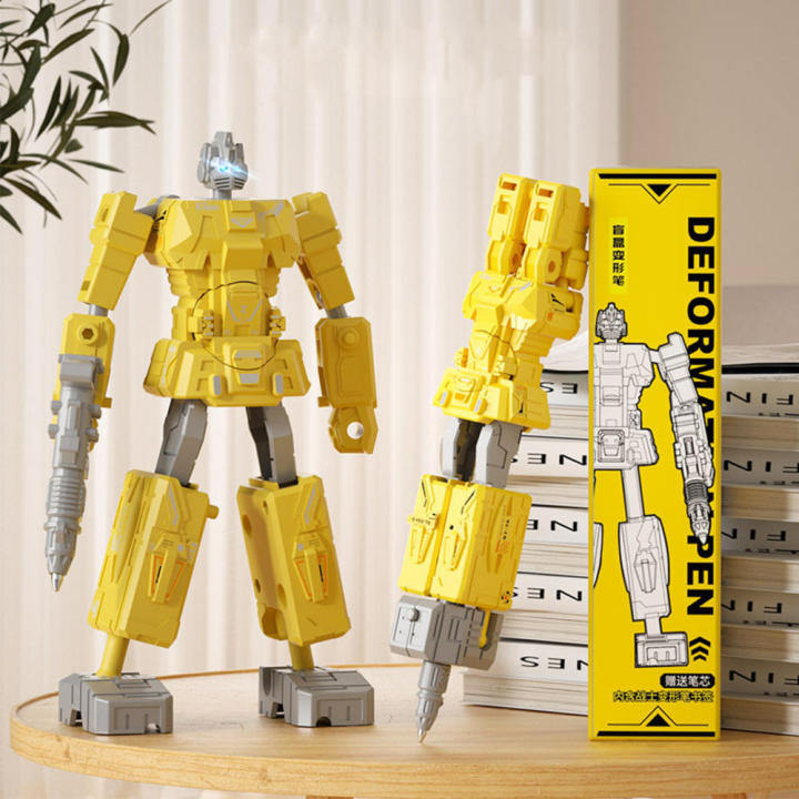 Children's Deformation Toy Transformation Robot Action Figure Pen Robot ...