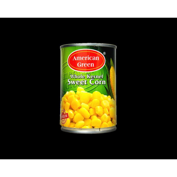 AMERICAN GREEN WHOLE KERNEL SWEET CORN 400g | Daraz.com.bd