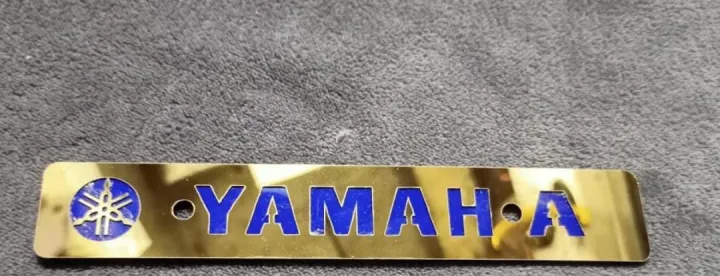 Yamaha. Metal Nameplate For All Bike Motorcycle | Daraz.com.bd