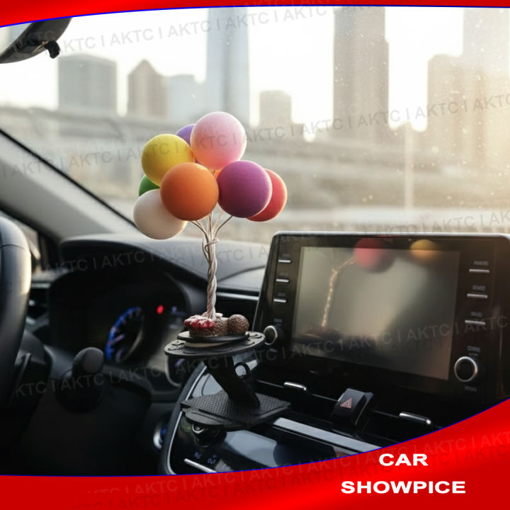 Car Dashboard showpiece Decoration balloon Doll | Stylish Car Doll ...