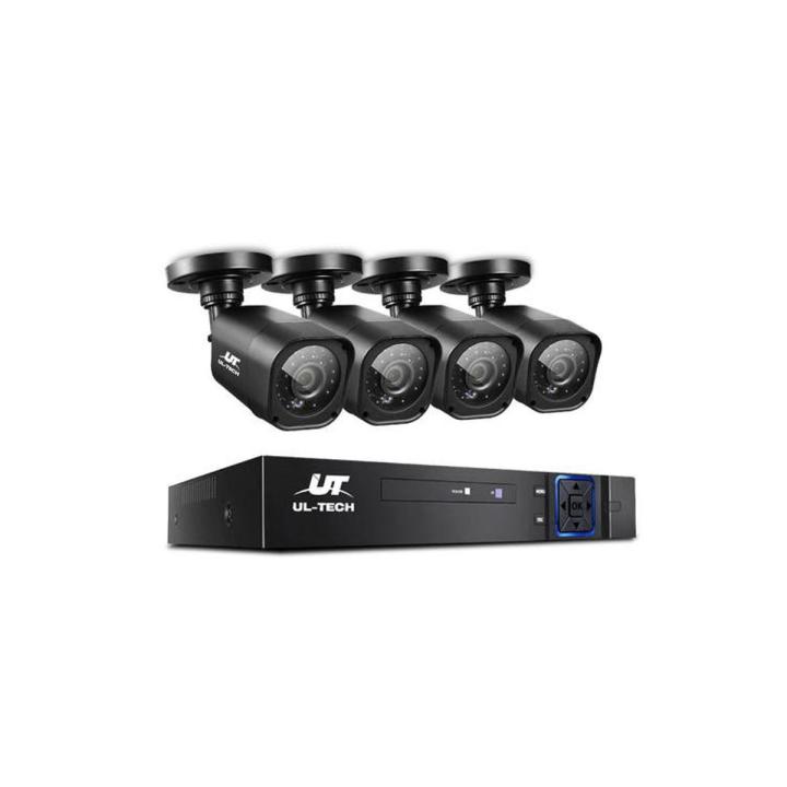 8 Channel NVR System with 4 IP-CC Camera, 22Inch Display & 1TB HDD ...