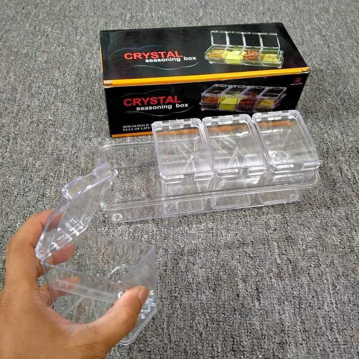 Spice rack crystal seasoning box | Daraz.com.bd