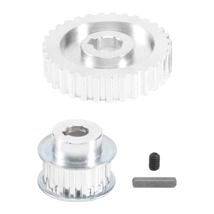 2Pcs Metal Synchronous Pulley Gear Motor Belt Gear Drive Wheel Gear ...