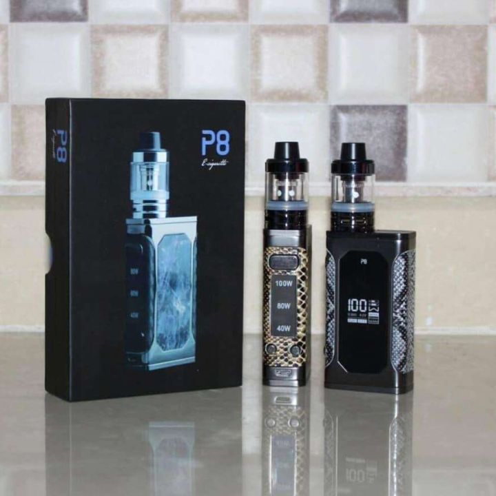 Vape / E cigarette Pod Kit Empty Vape Tank Starter Kit P8 100w - 1 ...