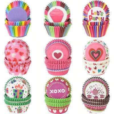Mold Paper Cases Cake Decorating - 500 Pieces - Multicolor | Daraz.com.bd