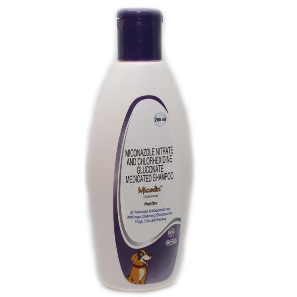 Intas Micodin Dog Shampoo 200 ml | Daraz.com.bd