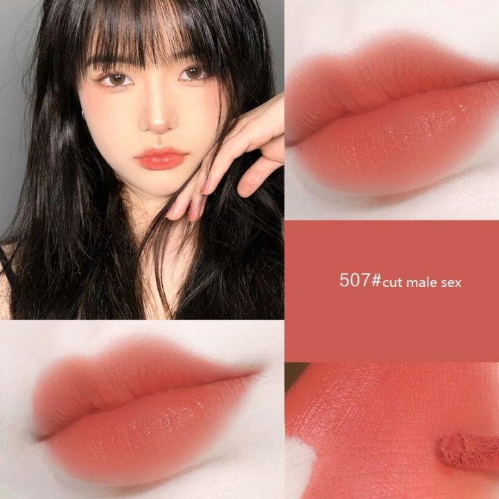8-Color New Waterproof Lip Glaze Velvet Fog Matte Solid Lipstick ...