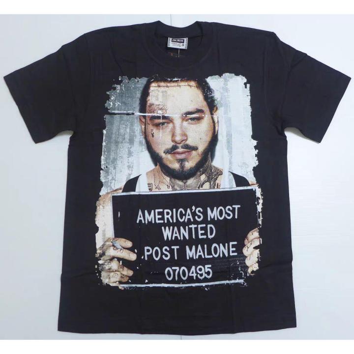 Post Malone rapper hop Luxury Tshirt Fashion Oversize Clothes Aesthetic ...