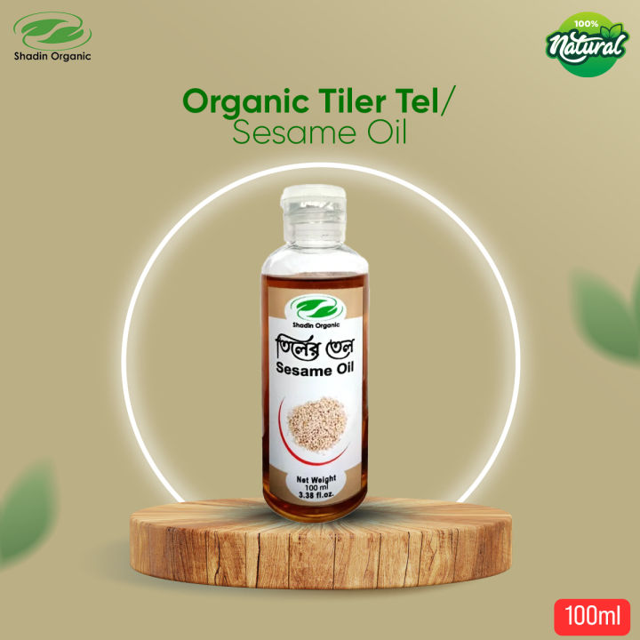 Sesame Oil - 100 ml - Organic Tiler Tel | Daraz.com.bd