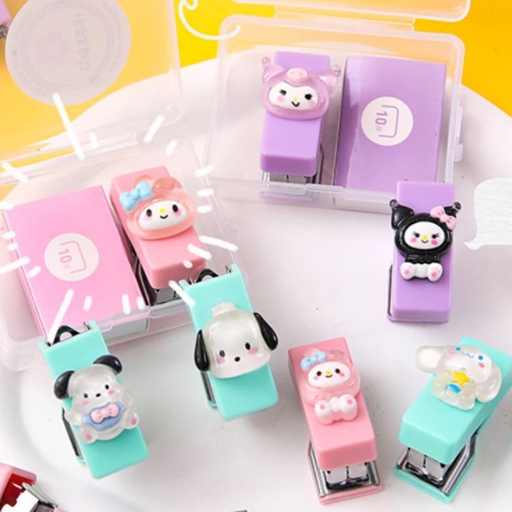 Cute Stapler Paper Clip Book Binding Machine with 500pcs 10# Staples ...
