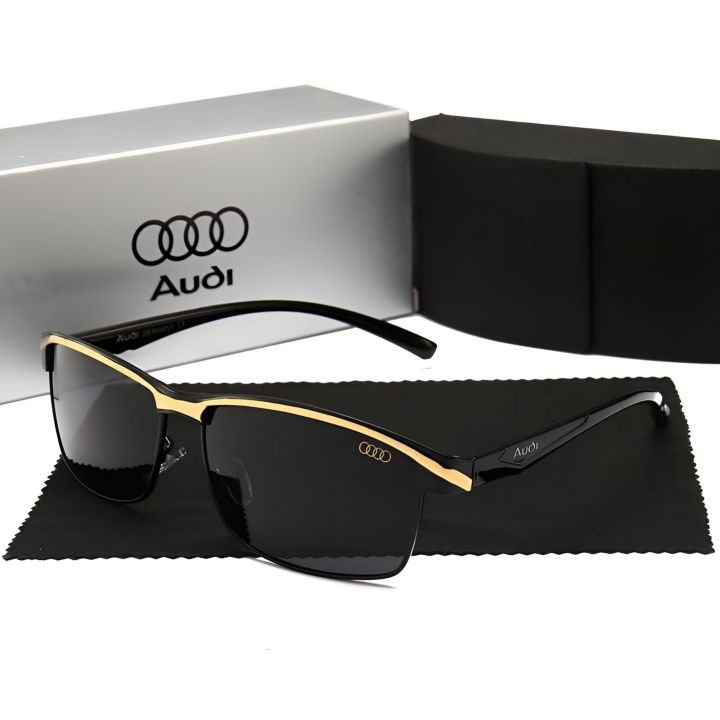 Men Audi Sunglasses UV400 Polarized Sun Protection Lens Outdoor Light ...