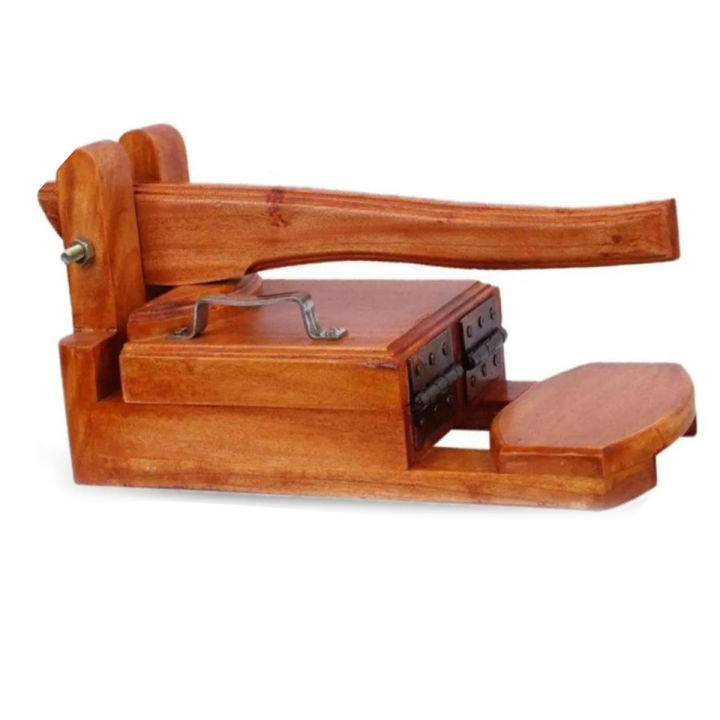 Wooden Square Easy Roti Maker with roti paper and both side tape free ...