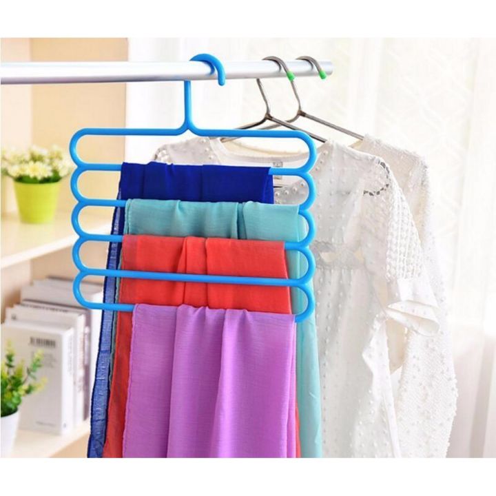 (3Pcs-1Pack) 5 Layer Magic Hanger: Anti-Slip Multi-Purpose and Multi ...