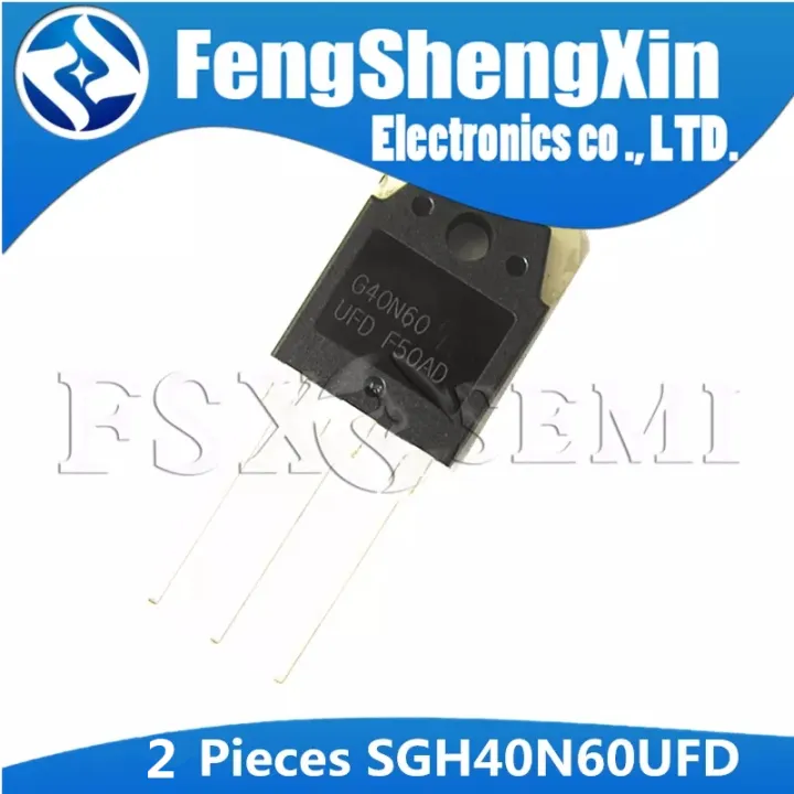 2PCS SGH40N60UFD TO-247 SGH40N60 40N60 G40N60 F40N60UFD TO-3P MOSFET ...