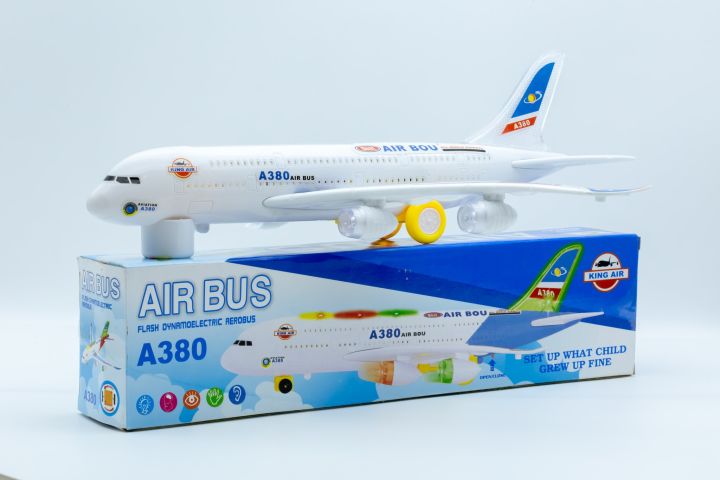 Mini Airbus A380 Toy Series Electric Passenger plane ,Kids item | Daraz ...
