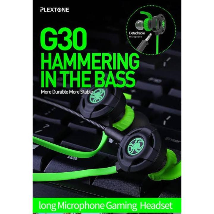 Plextone G30 PC Gaming Headset With Microphone In Ear Bass Noise ...
