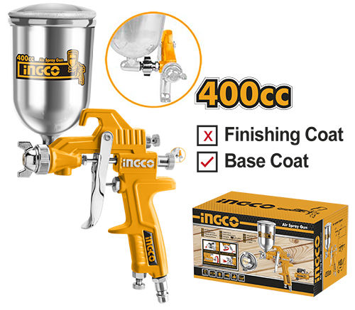 HVLP AIR SPRAY GUN 400cc INDUSTRIAL- INGCO | Daraz.com.bd