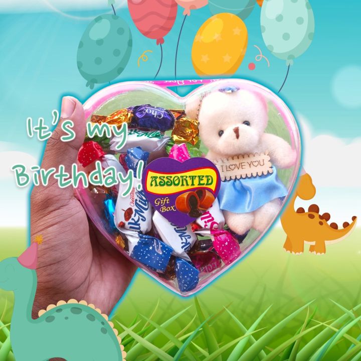Chocolate Gift Box with Cute Teddy | Daraz.com.bd
