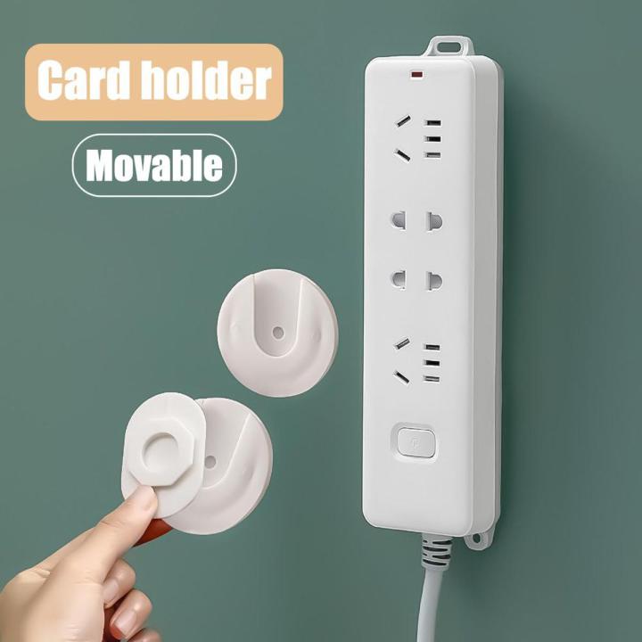 1/3 Pcs Seamless Sockets Fixer Plug Racks Plug-in Holder Wall-mounted ...