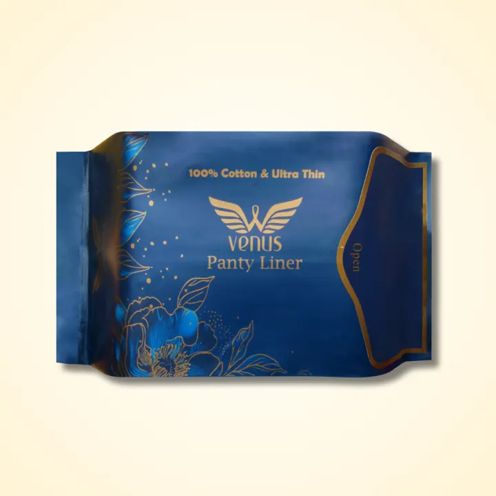 Venus Panty Liner - 100% Cotton - Ultra Thin - 25 Liners | Daraz.com.bd