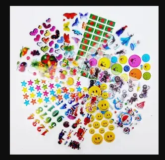 Sticker for kids-10 pata/3D Cartoon Anime Princess Sticker for Kids ...