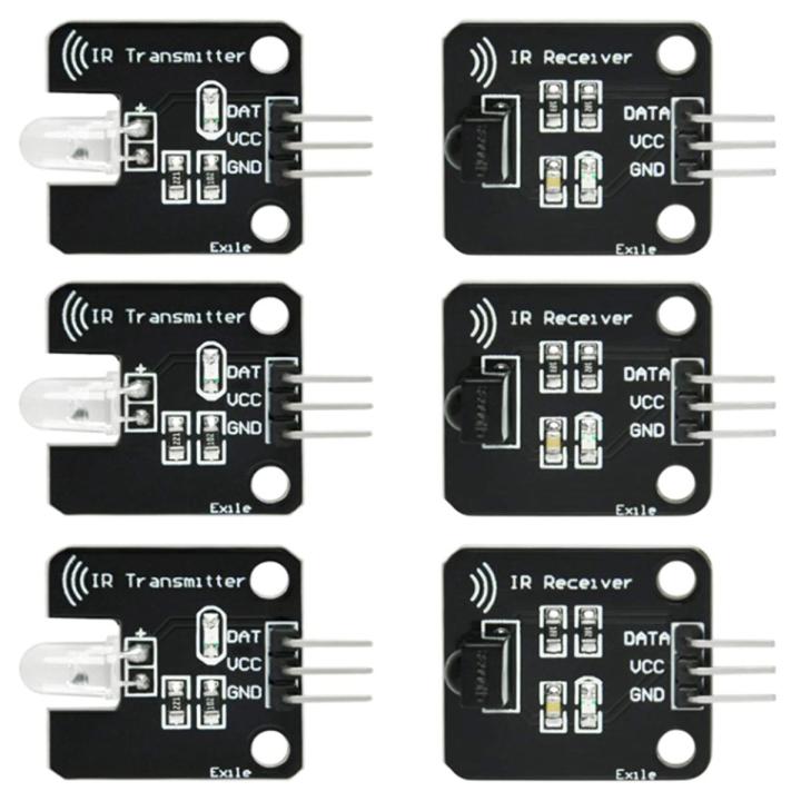 38Khz Ir Receiver Ir Transmitter Sensor Module Kit IR Digital 38KHz ...