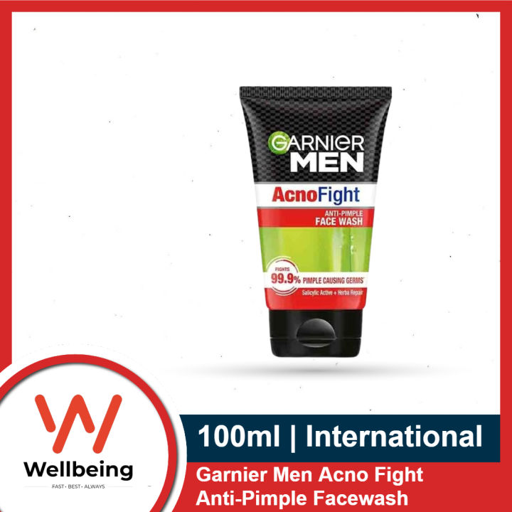 Garnier Men Acno Fight Anti-Pimple Facewash 100ml / 50ml | Daraz.com.bd