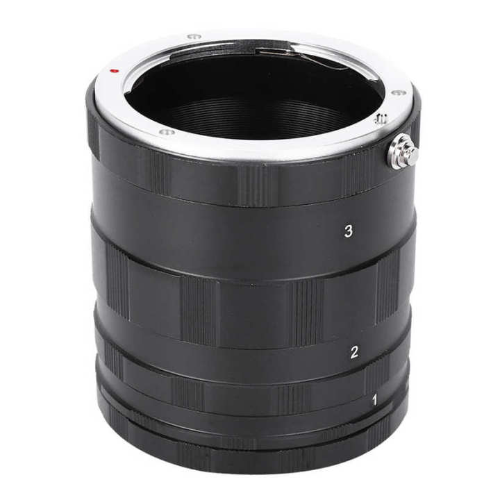 Macro Extension Adapter Tube Professional Metal Black Photography Close ...