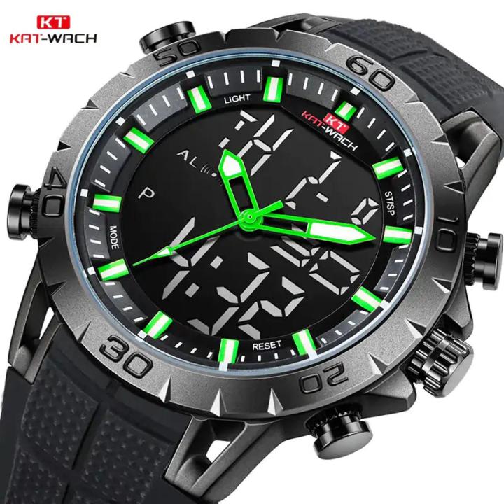 KAT-WACH 1812 Big Dial Dual Display Watch | Daraz.com.bd
