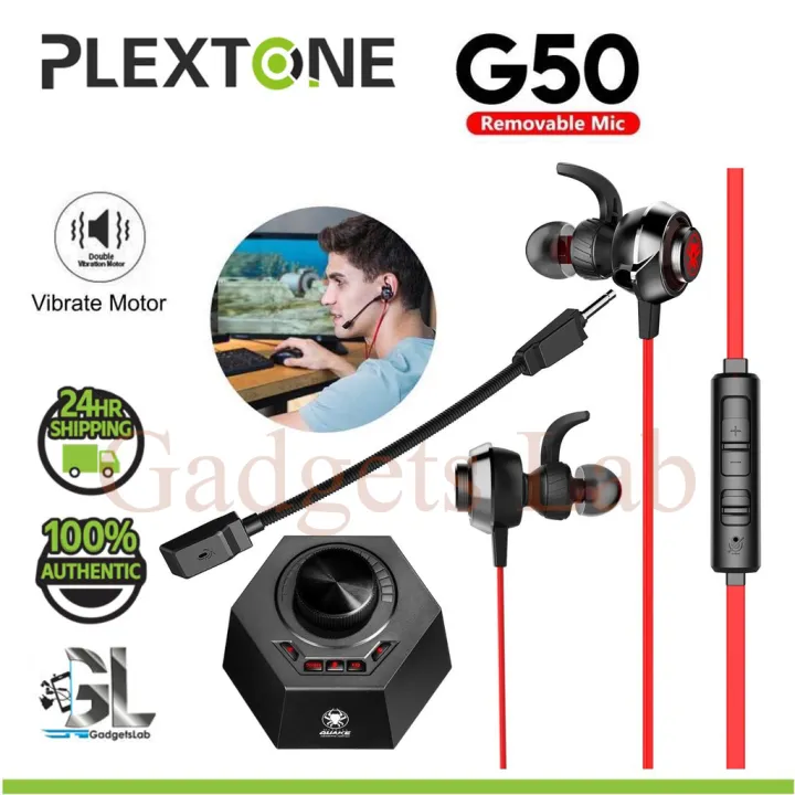 Plextone g50 এবং gamedsp quake ভাইব্রেশন গেমিং ইয়ারফোন সাথে মাইক ...