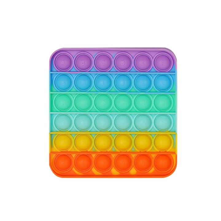 【VisioN Shop】Pop It Fidget Bubble Push Popit Keychain Push Bubble Toys ...