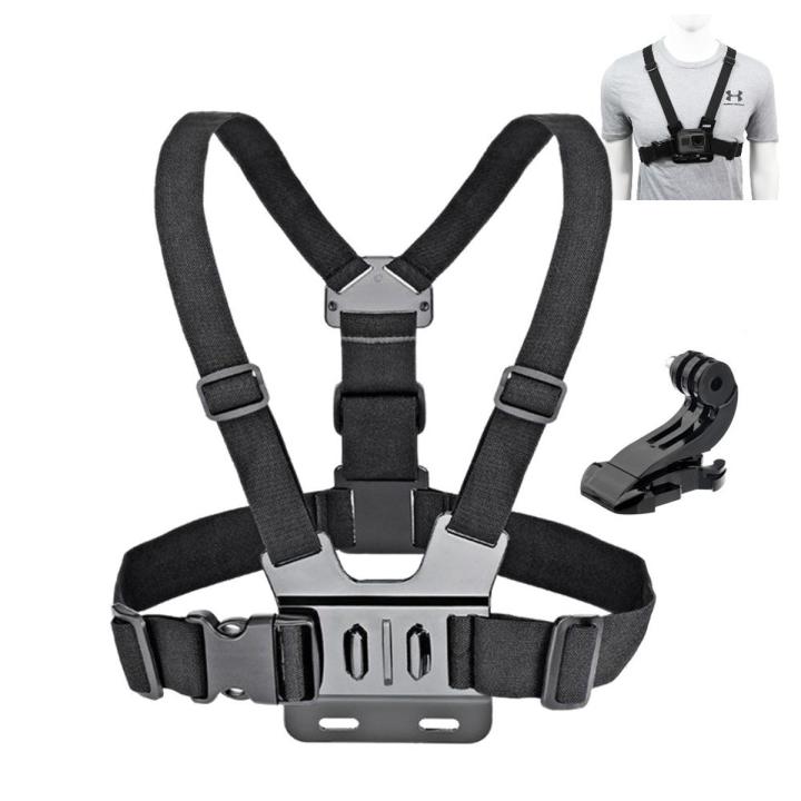 Chest Strap Mount with jhook Action Camera Mount for Any Action Camera ...
