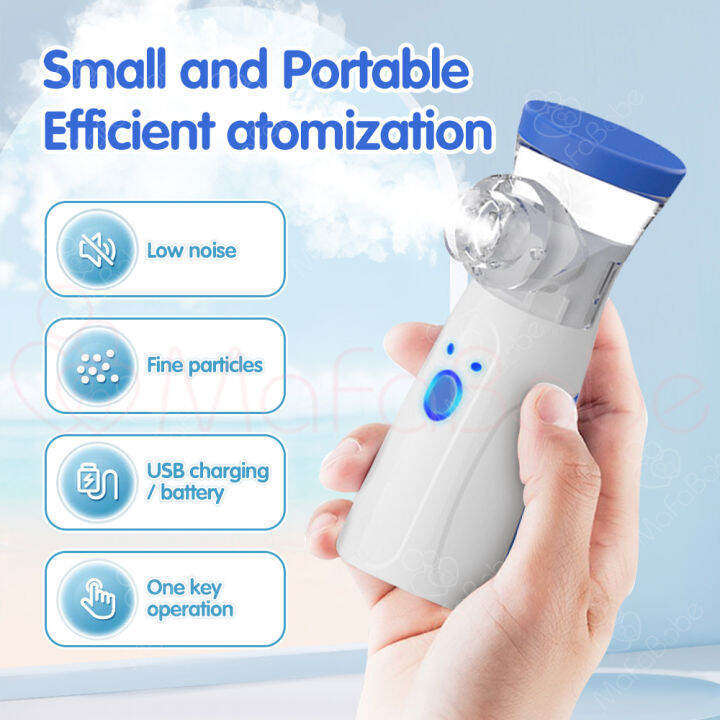 Handheld Portable Fine Atomization Nebulizer, Mesh Atomizer, Silent ...