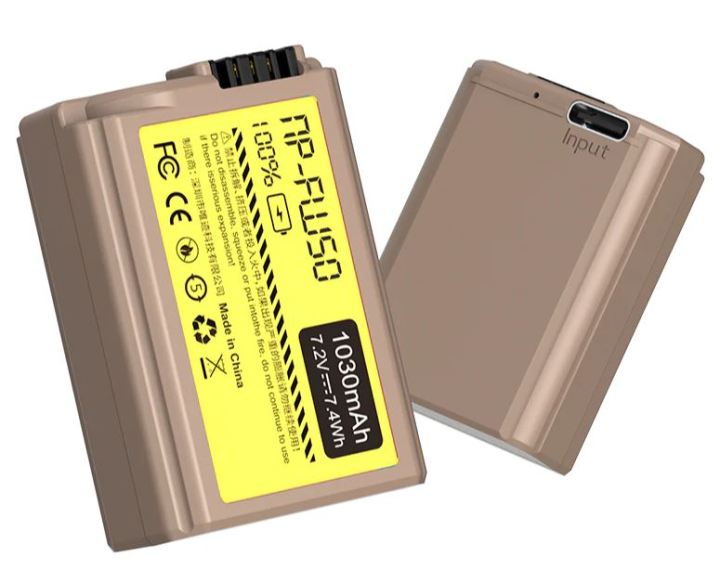 Ulanzi Sony NP-FW50 Type 1030mAh Lithium-Ion Battery With USB-C ...