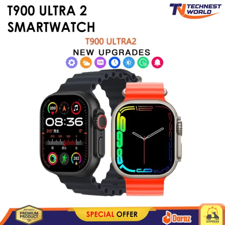 T900 Ultra 2 Full Bluetooth Calling Smartwatch Touch Screen Smart Watch ...