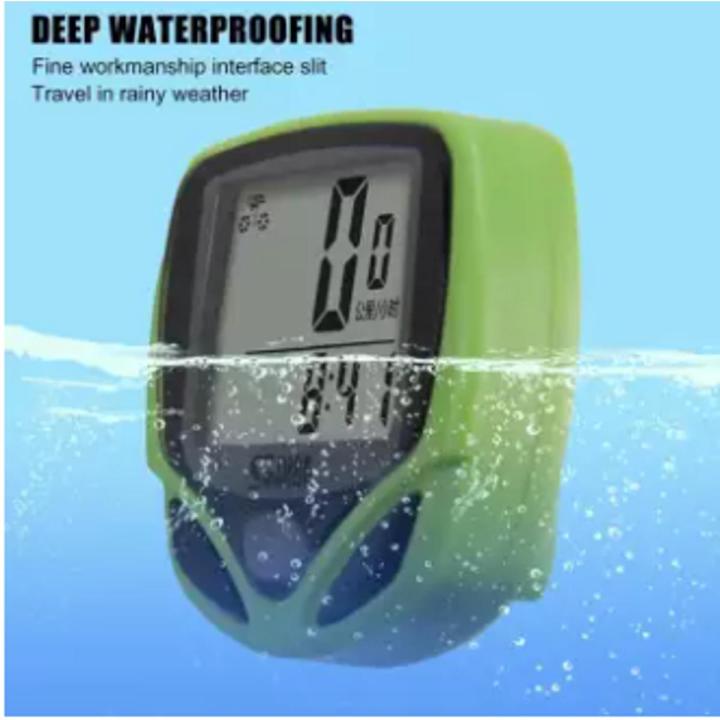 Bicycle computer waterproof 15 funetion LCD Light bike bicycle odometer ...