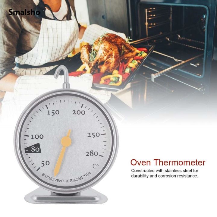Stainless Steel Dial Oven Thermometer -50-280°C for Fan Oven/Gas Oven ...