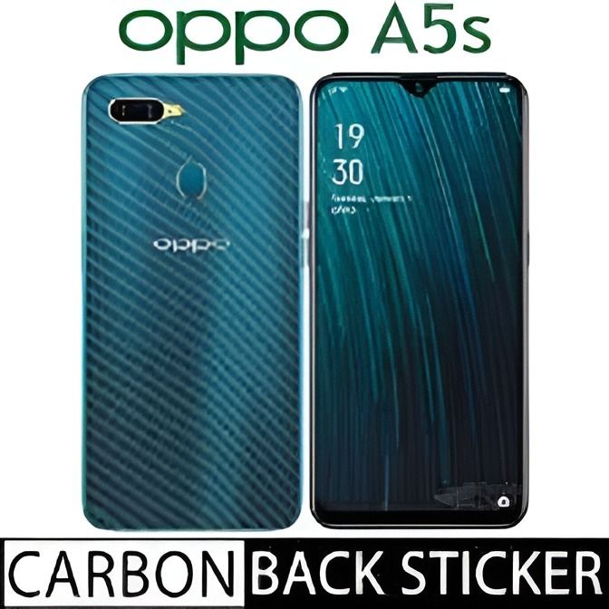 Oppo A5s Carbon Fiber Sticker 3D Back Poly Skin Protector | Daraz.com.bd