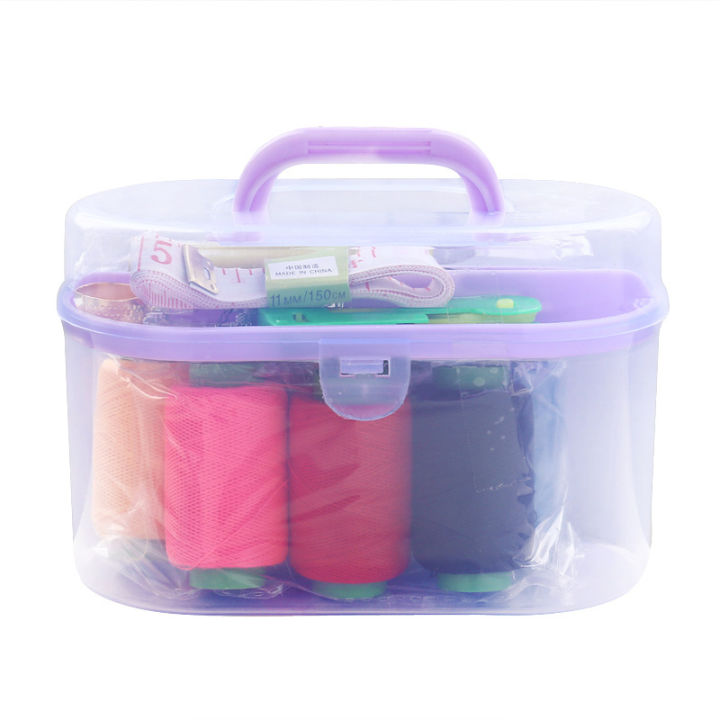49pcs Sewing Accessories Portable Sewing Box Kitting Needle Sewing ...