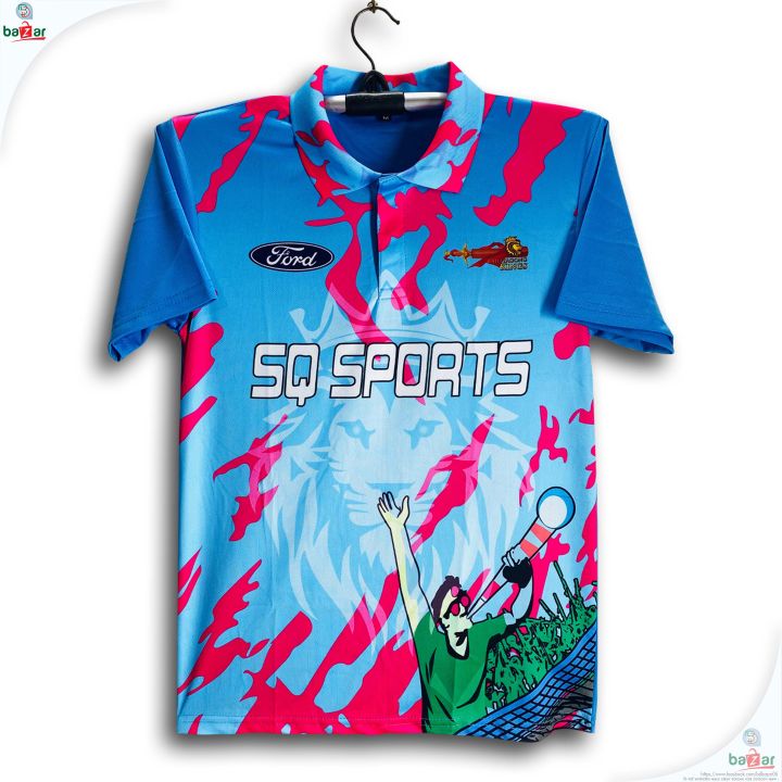 Chittagong Kings Short Sleeve Polo Cricket Jersey For Man - BPL Half ...