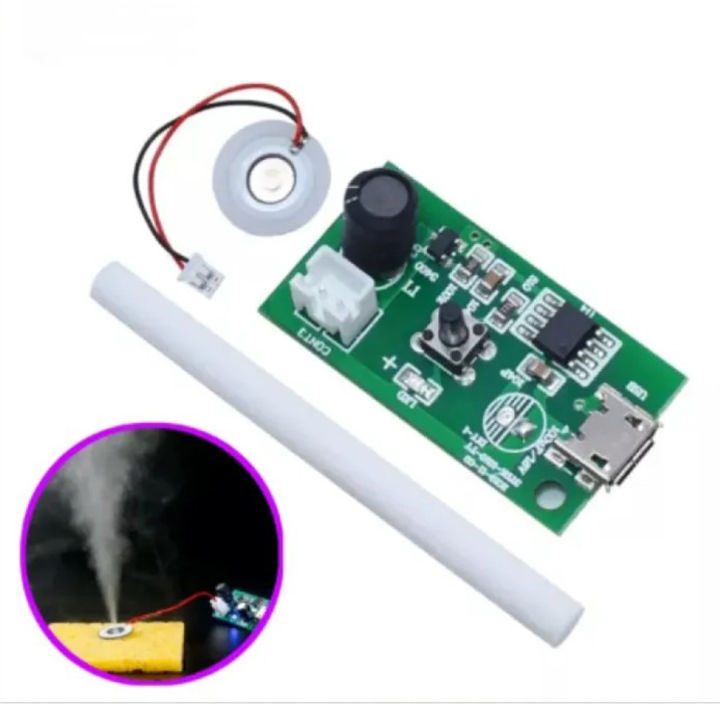 USB Mini Humidifier DIY Kits Mist Maker and Driver Circuit Board Fogger ...
