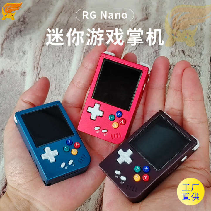 ANBERNIC RG Nano portable handheld mini game console keychain aluminum ...