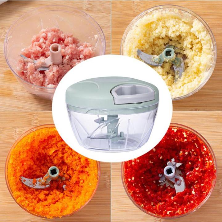 Manual Fruit Vegetable Chopper Hand Pull String Food Cutter Onion Nuts ...