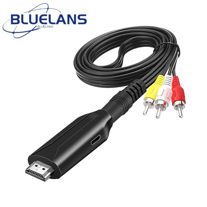 Video Converter Clear Images HDMI-compatible to AV Large Screen Video ...