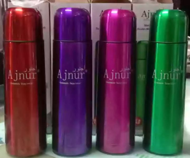 500ML AJNUR ALL STEEL HOT/COLD WATER FLASK/TEA FLASKS/VACUUM BOTTLE | Daraz.com.bd