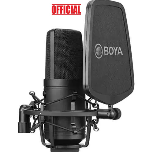 BOYA BY-M800 Large Diaphragm Microphone Low-cut Filter Cardioid ...
