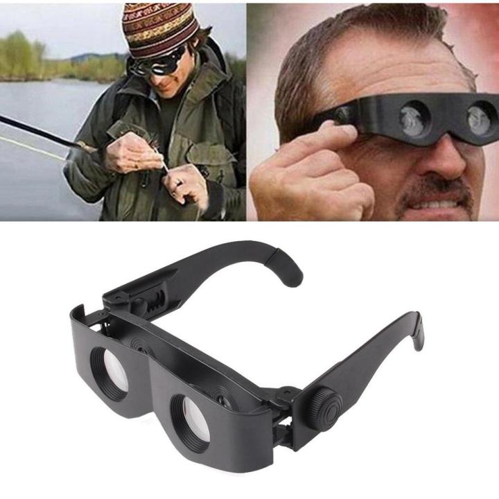 Adjustable Focus Glasses Telescopic Magnifier Binoculars : 300 ~ 400% ...