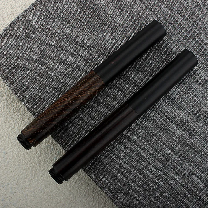 Mini Metal Short Pen Hand-made Portable Writing Wood Fountain Pen ...
