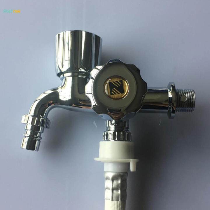 Washing Machine Bathroom Faucet Kitchen Sink Faucet Double Spout Double ...