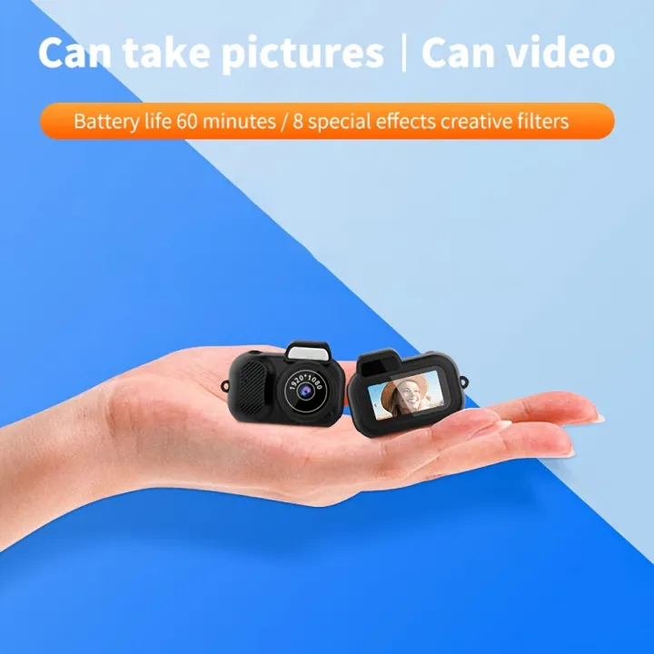 Mini Camera with Screen, Portable HD 1080P Retro Ultra Small DSLR ...